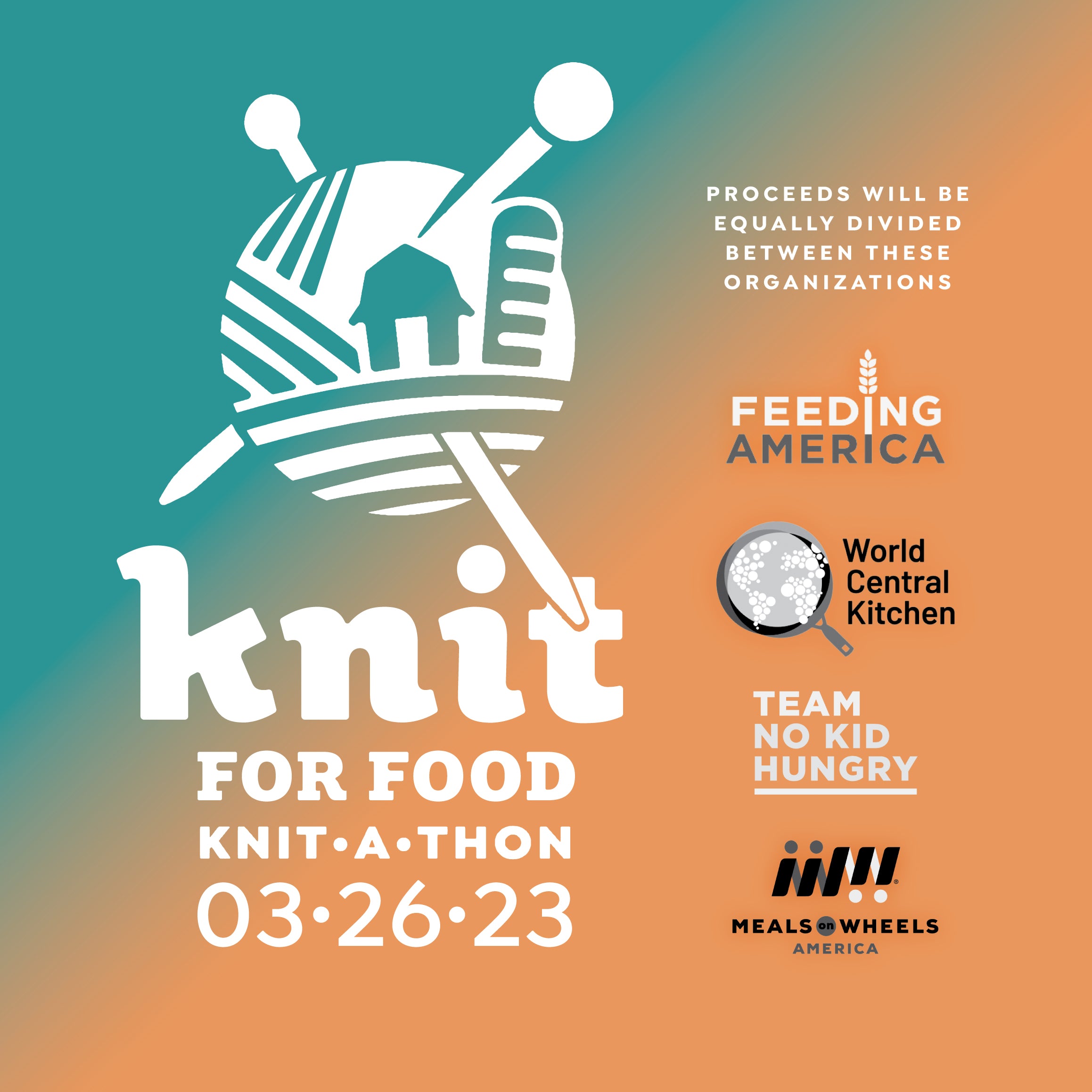 Knit for Food Knit-A-Thon | Apple Yarns