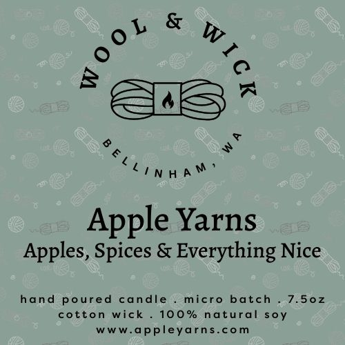 Wool and Wick - Yarn Themed Candles | Online Yarn Store | Apple Yarns