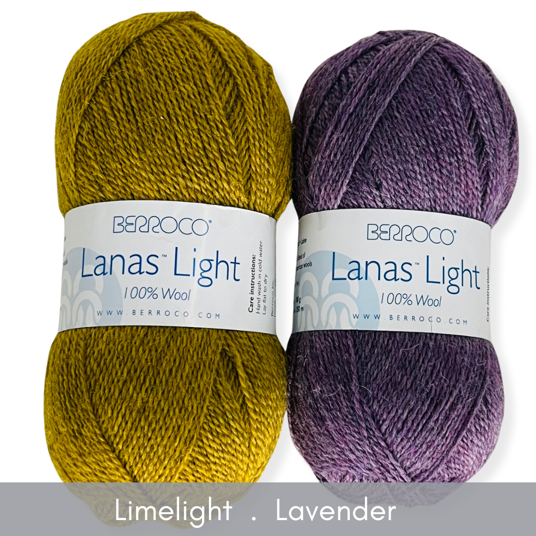 Kit - Alpine Bloom Hat by Caitlin Hunter in Lanas Light by Berroco